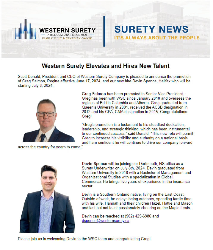 Western Surety » News